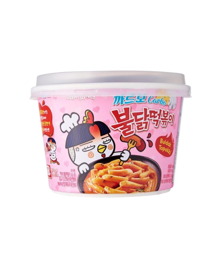 Samyang Buldak Carbonara Hot Chicken Topokki - 16/179g – WOW FOOD ...